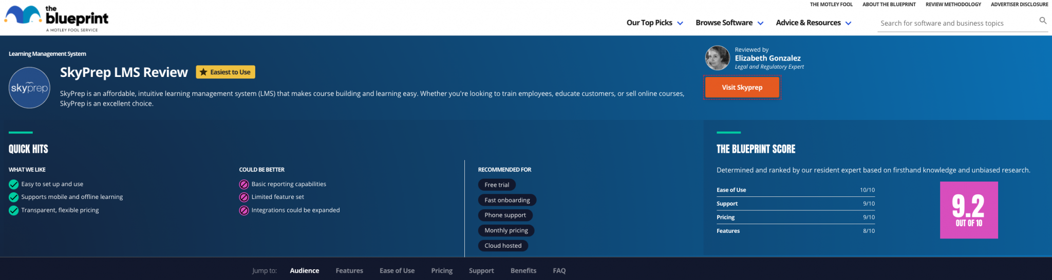 Blueprint Announces SkyPrep as the Easiest-To-Use LMS 2021