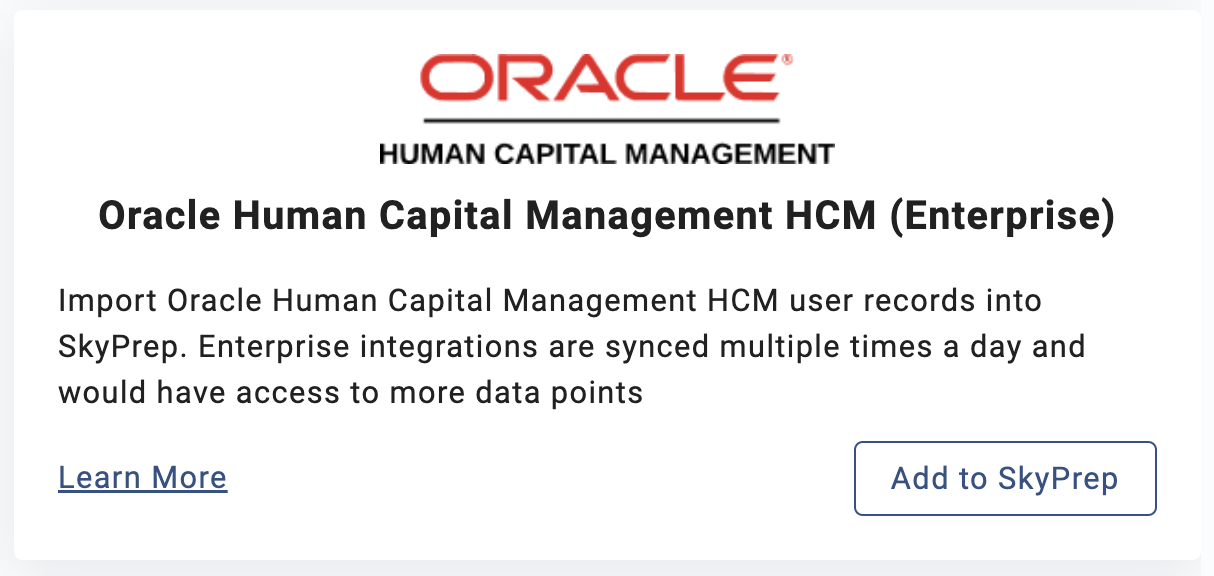 SkyPrep + Oracle HCM: Elevate Your HR and Training Management